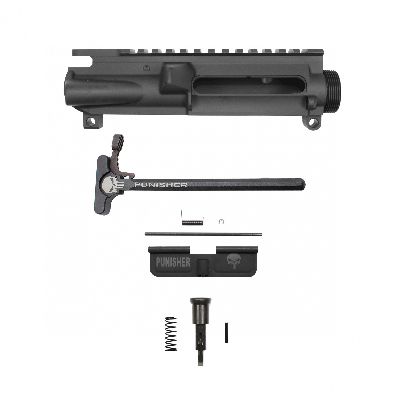 AR-15 Upper Receiver, Charging Handle, Dust Cover and Forward Assist ...