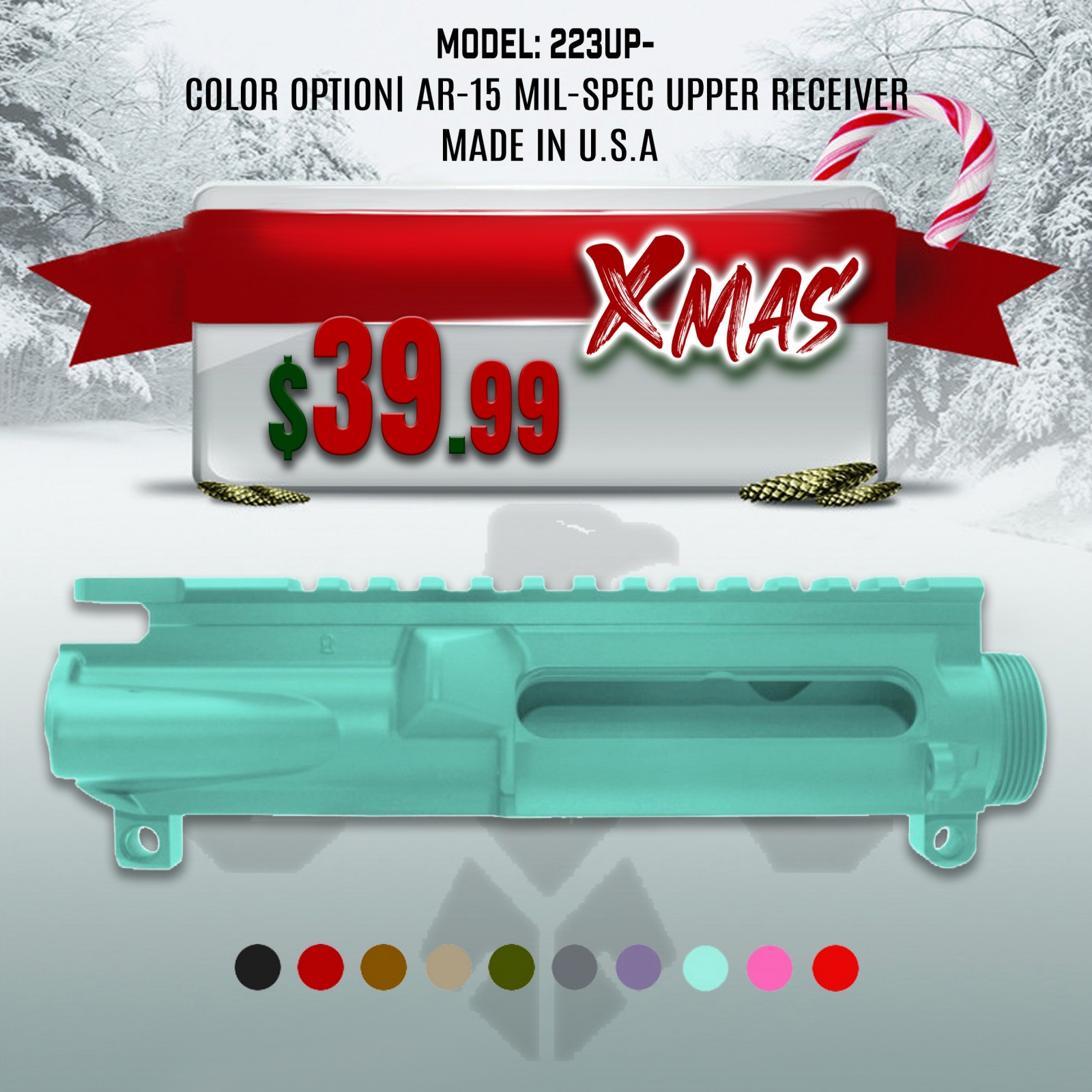 COLOR OPTION| AR-15 Mil-Spec Upper Receiver - Made In U.S.A ...