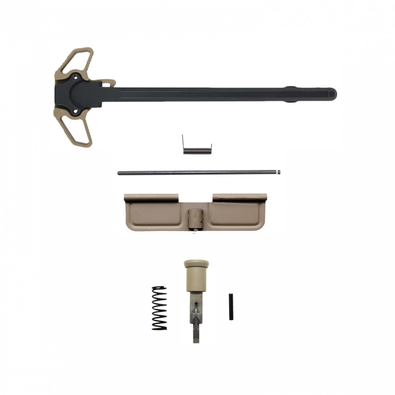 CERAKOTE FDE| AR-10 Bundle Upgraded Dual Ambidextrous Charging Handle ...