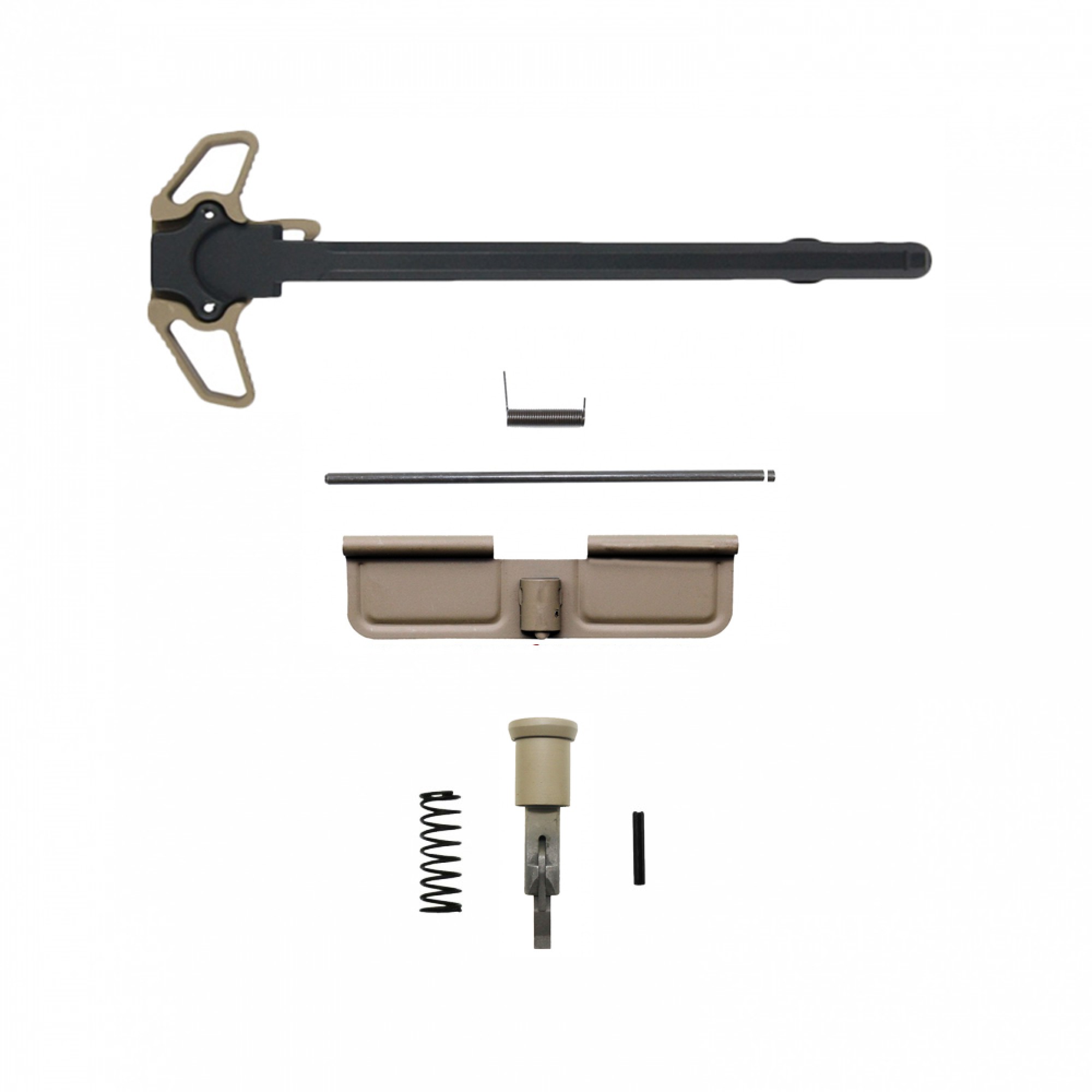 CERAKOTE FDE| AR-10 Bundle Upgraded Dual Ambidextrous Charging Handle ...