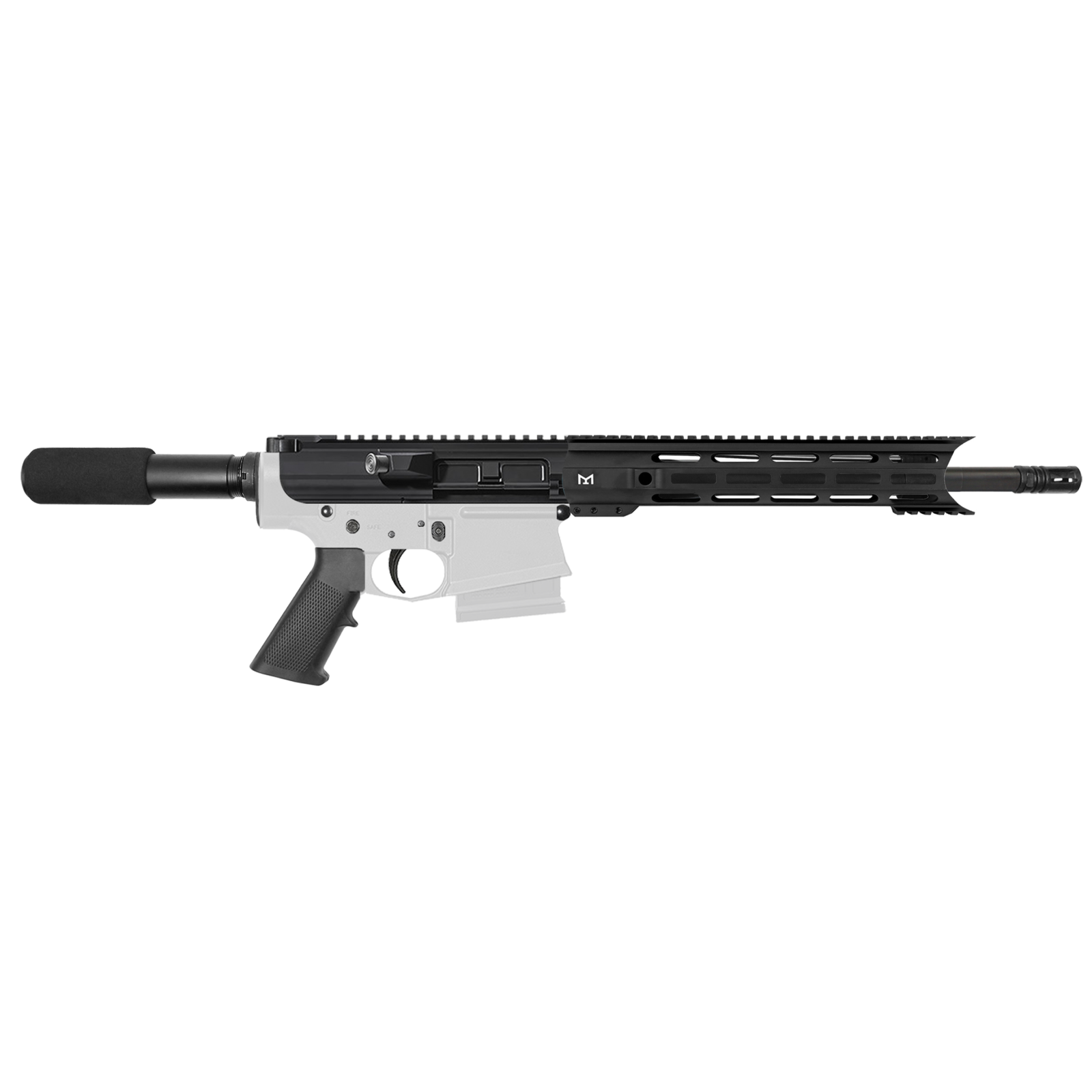 AR-10 / LR-308 13.5'' Barrel M-LOK Handguard Pistol Kit -OutdoorSportsUSA
