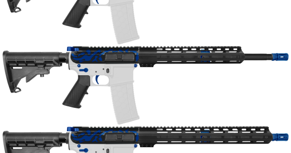 AR-15 .223/5.56 16" BARREL W/ HANDGUARD SIZE OPTION | ''BLU CAM-FMLUSD ...