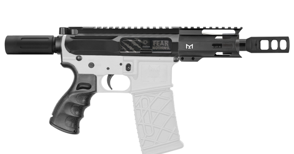 AR-15 .223/5.56 5" Barrel 4" Handguard M Lok| ''FNLE'' Pistol Kit ...