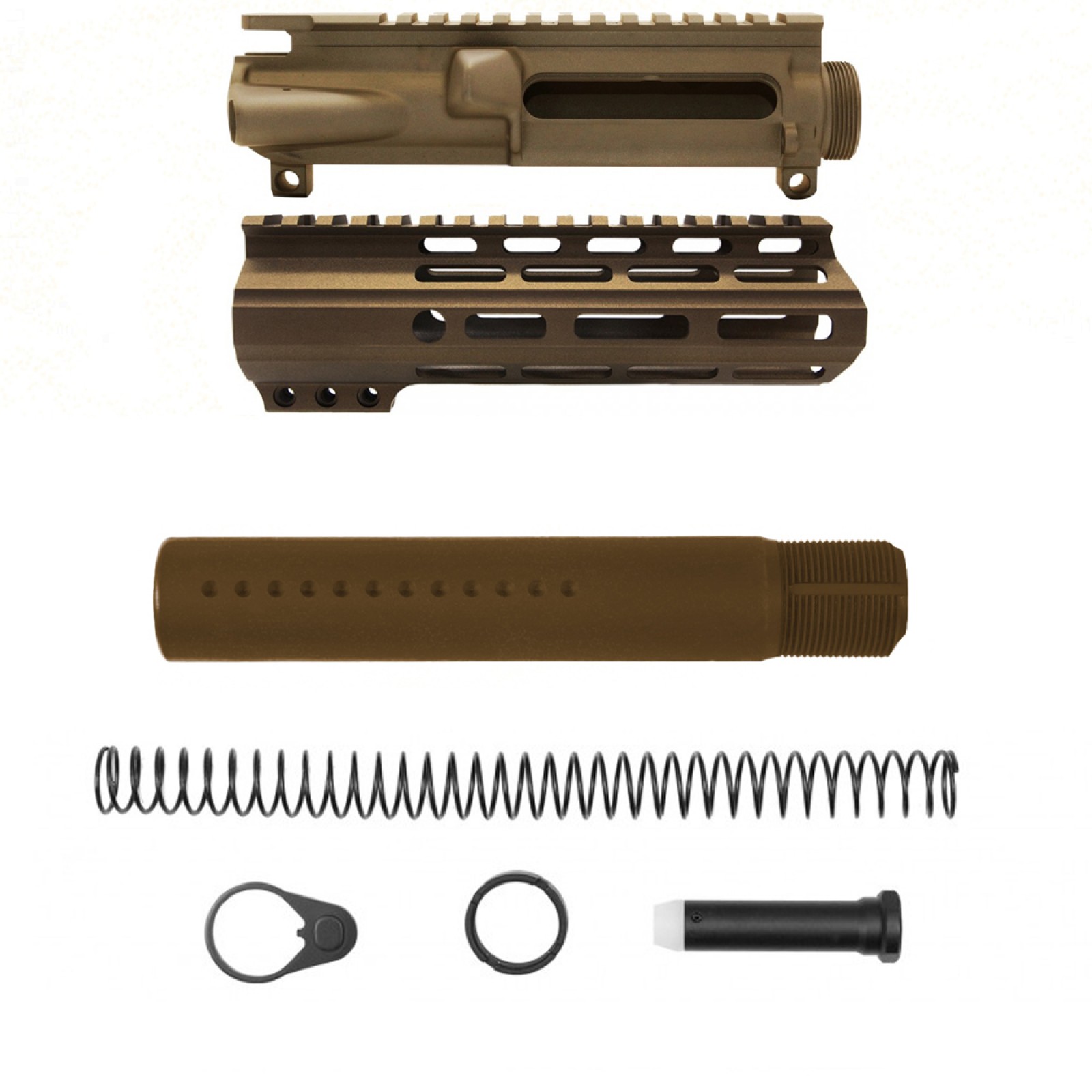 AR-15 .223/5.56 5" Barrel 4" Handguard M Lok| ''FNLE-7 MARK II'' Pistol ...