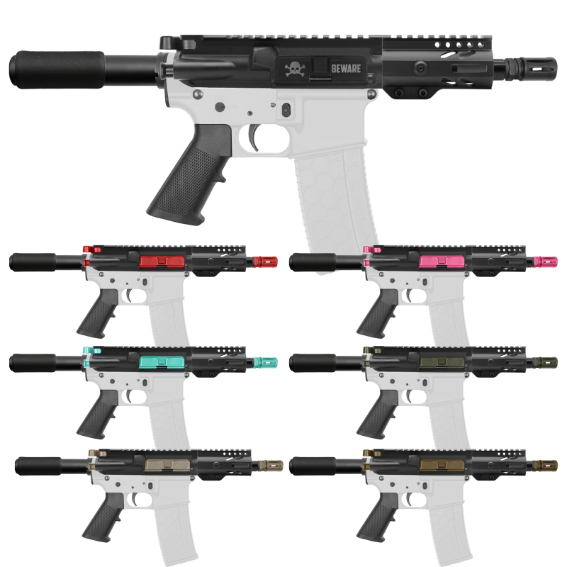 AR-15 .223/5.56 5" Barrel W/ 4" M Lok Handguard and Color Accessory ...