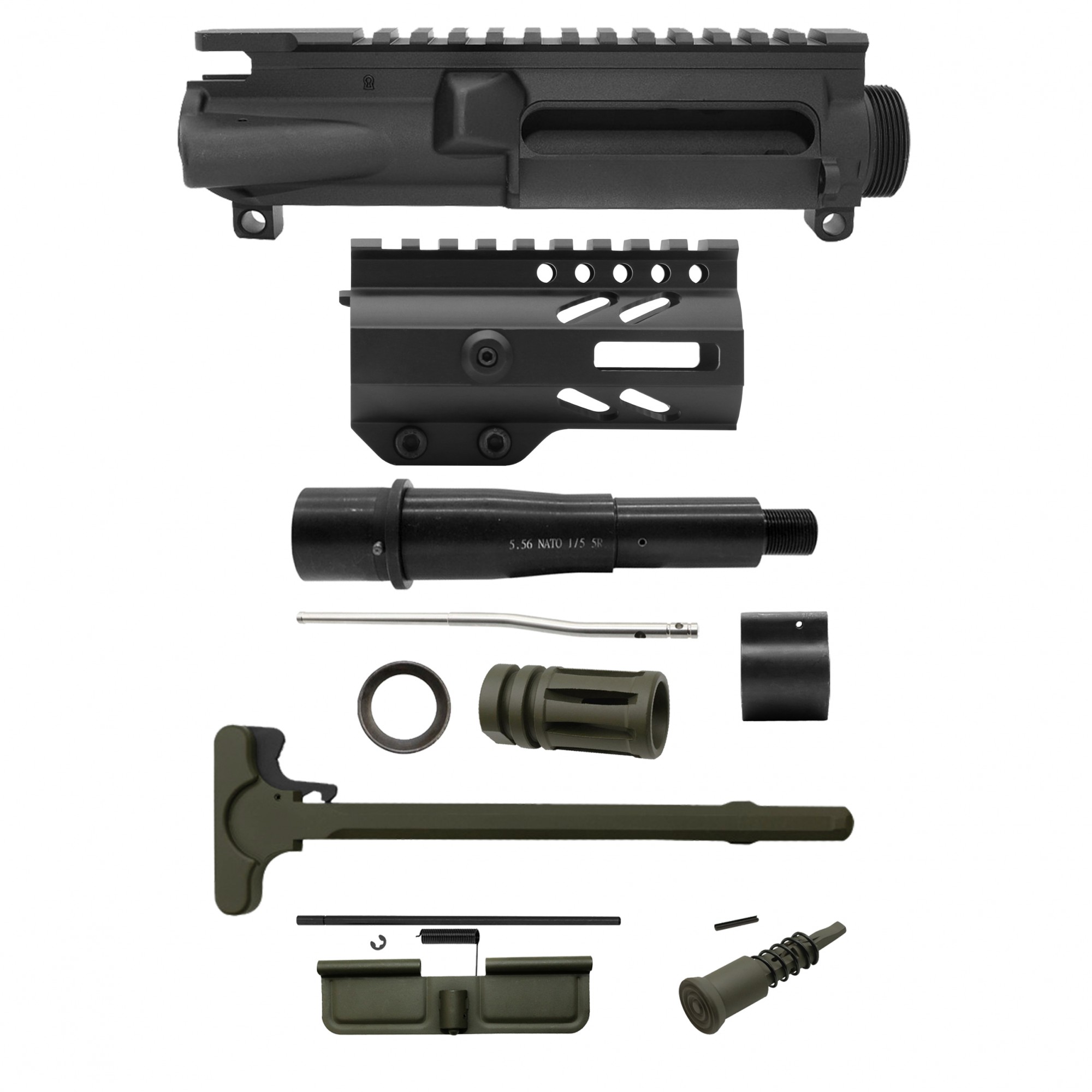AR-15 .223/5.56 5" Barrel W/ 4" M Lok Handguard and Color Accessory ...