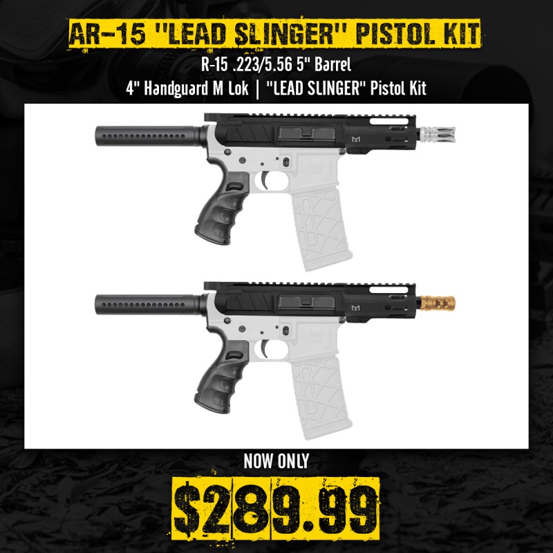 AR-15/.223/ 5.56 Standard Lower Build Kit With Carbine Collapsible ...