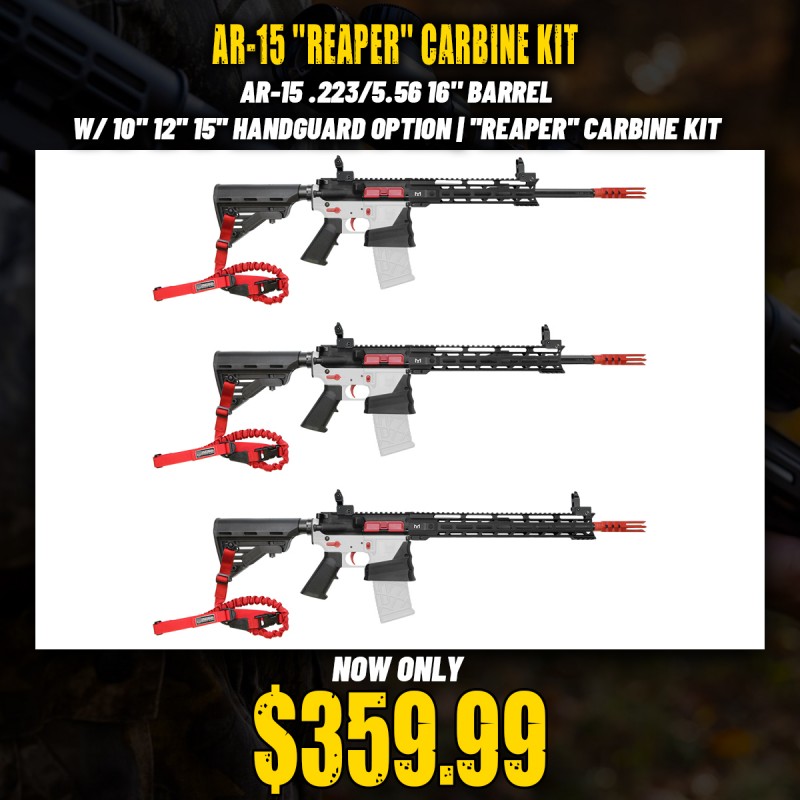 Cerakote Red | AR-15 "Reaper" Kit Parts and Lower Parts kit ...