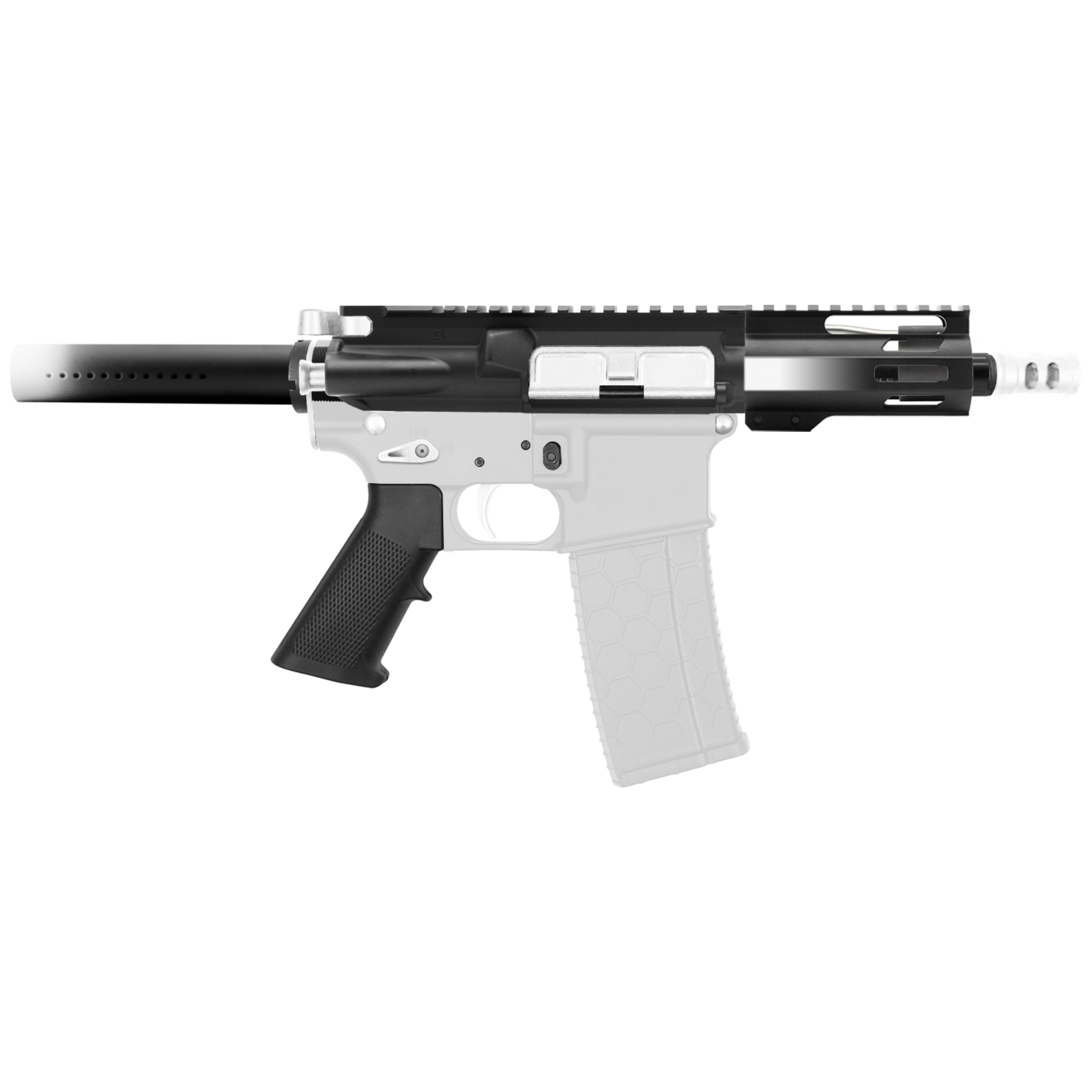 AR-15 .223/5.56 5" BARREL W/ 4'' HANDGUARD | ''WHI GRA-4'' PISTOL KIT