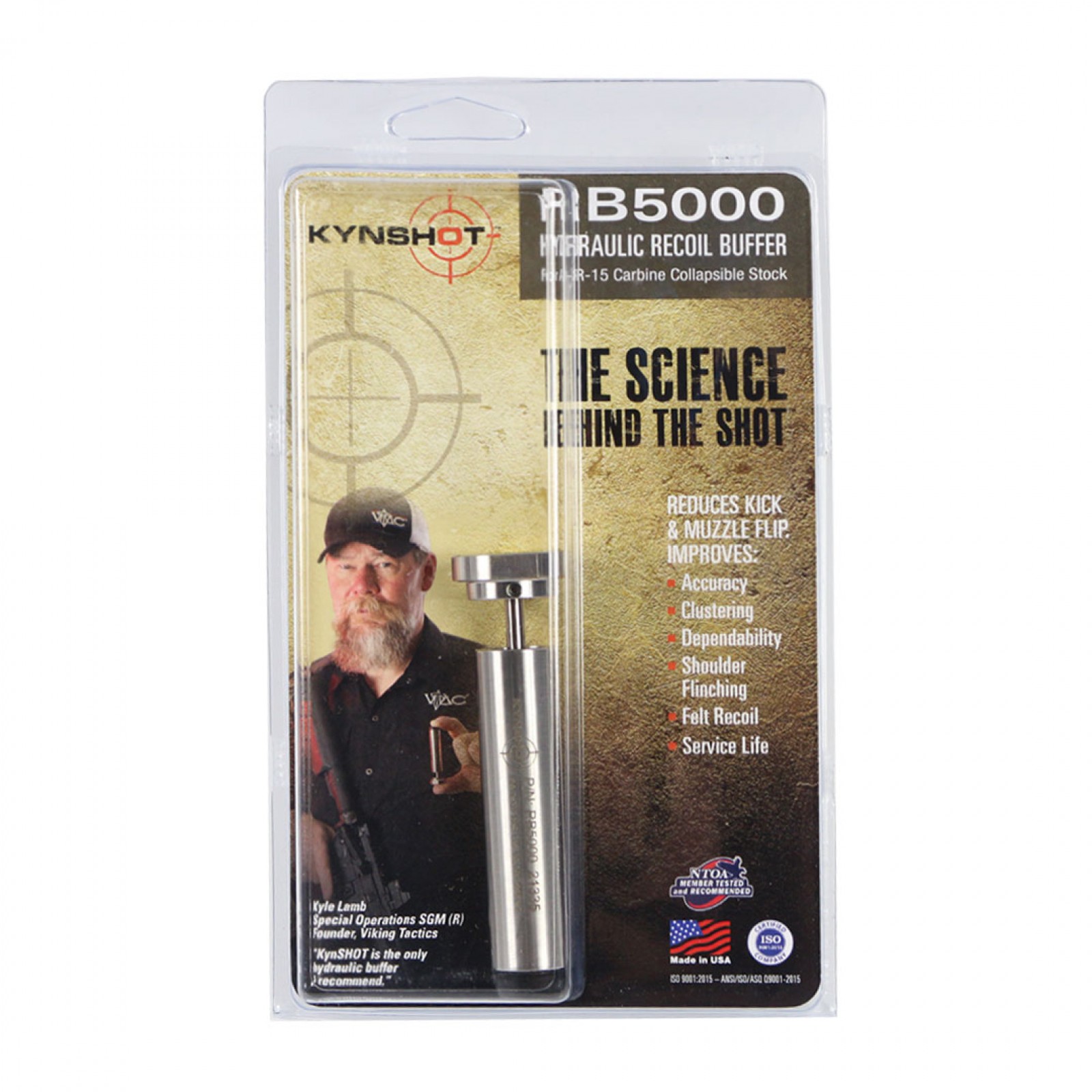 KynSHOT Marksman | AR-15 Recoil Buffer| Made in USA