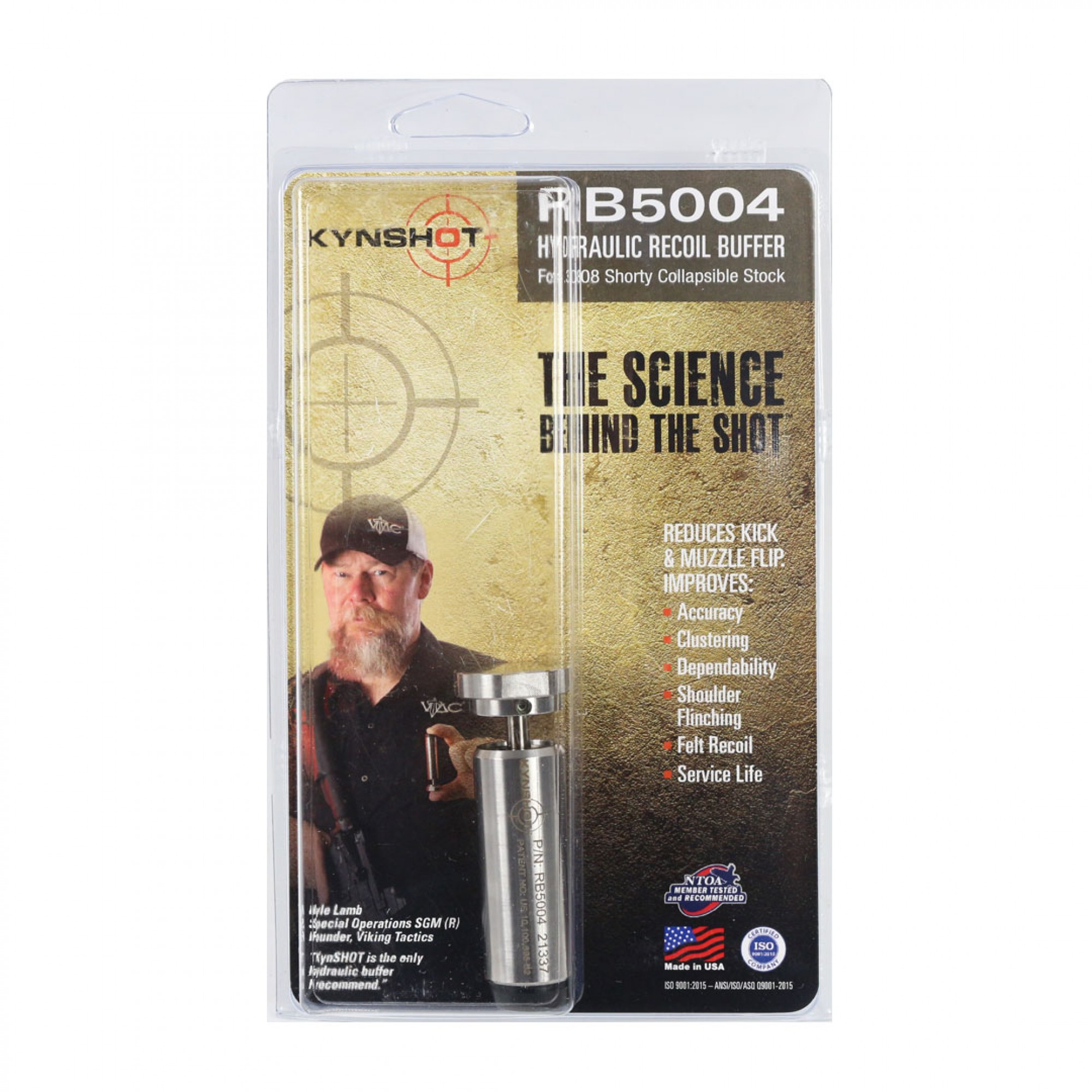 KynSHOT Marksman | AR-10 / LR-308 Recoil Buffer w/ Shorty Collapsible ...