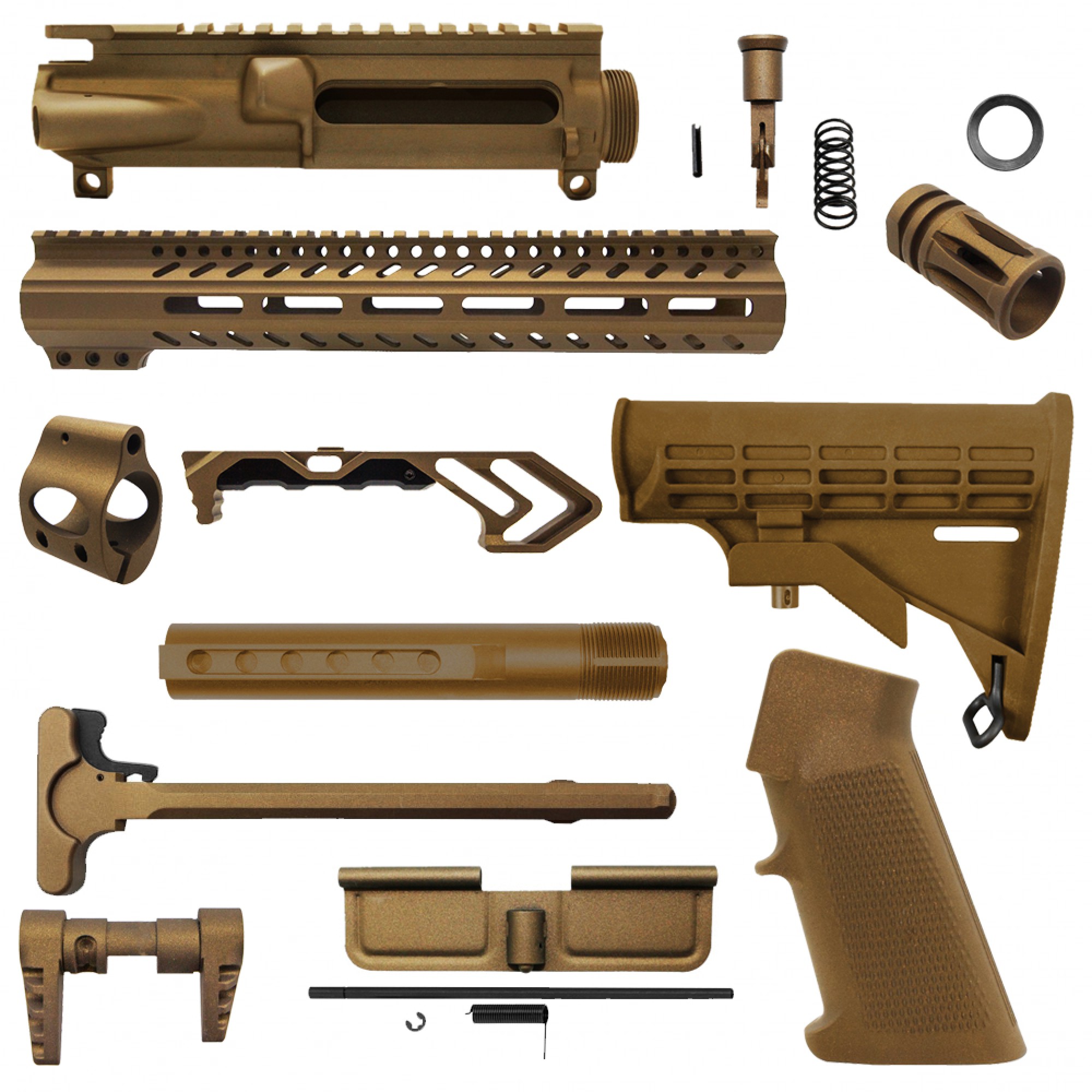 CERAKOTE BURNT BRONZE | AR-15 CHASSIS BUNDLE-V2-OutdoorSportsUSA