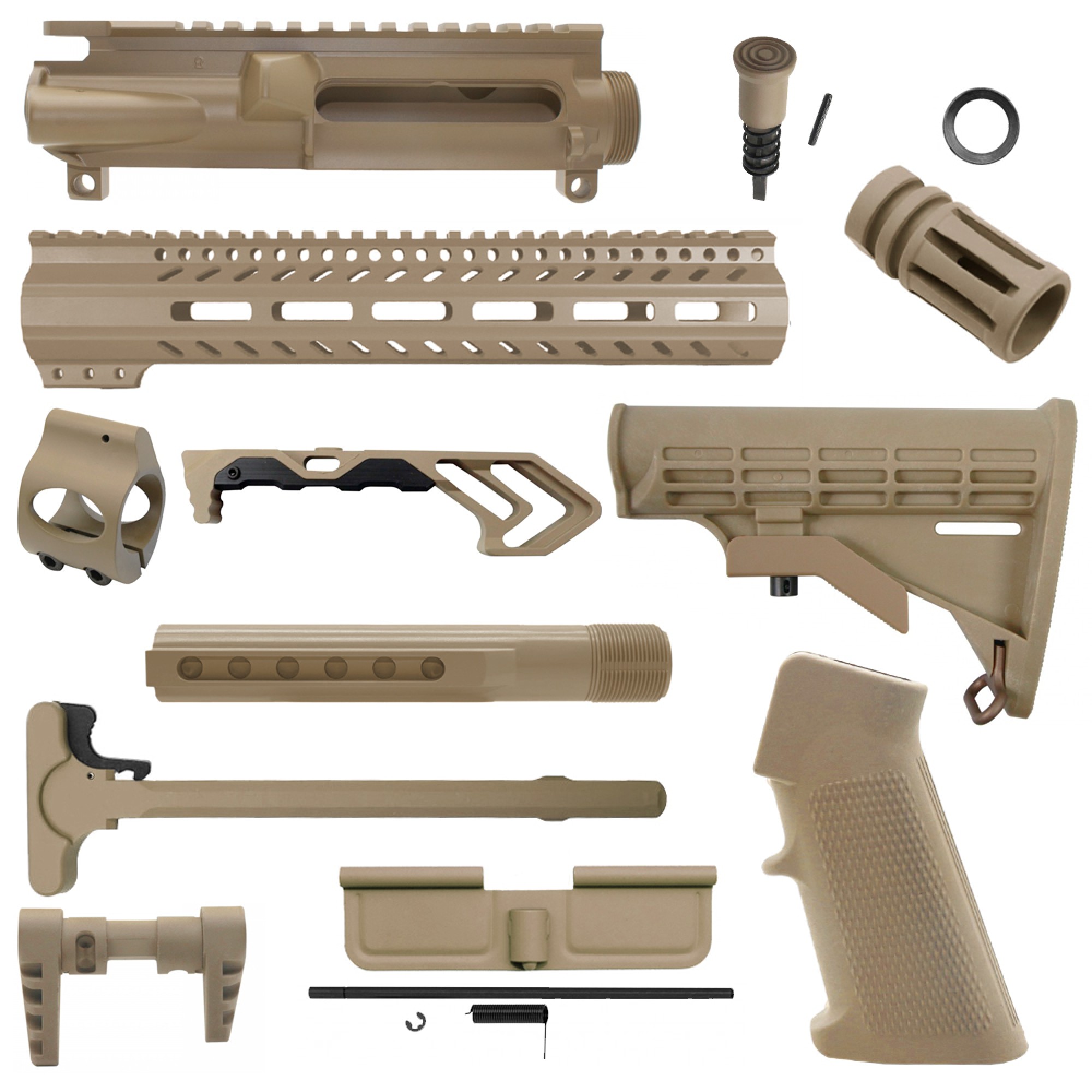 CERAKOTE FLAT DARK EARTH | AR-15 CHASSIS BUNDLE-V2-OutdoorSportsUSA