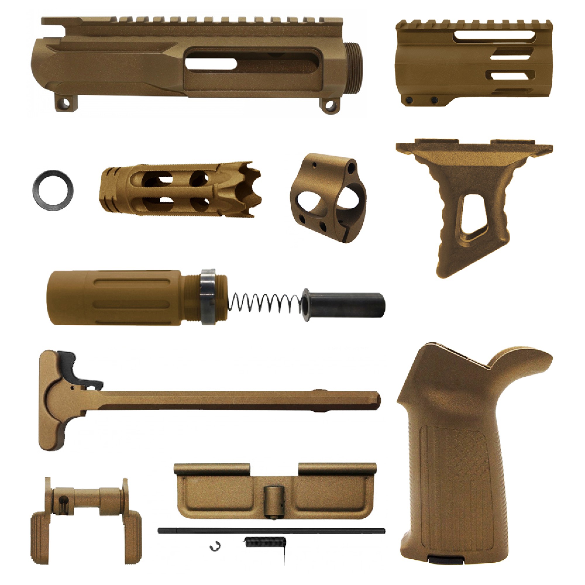 CERAKOTE BURNT BRONZE | AR-15 CHASSIS BUNDLE-V3-OutdoorSportsUSA