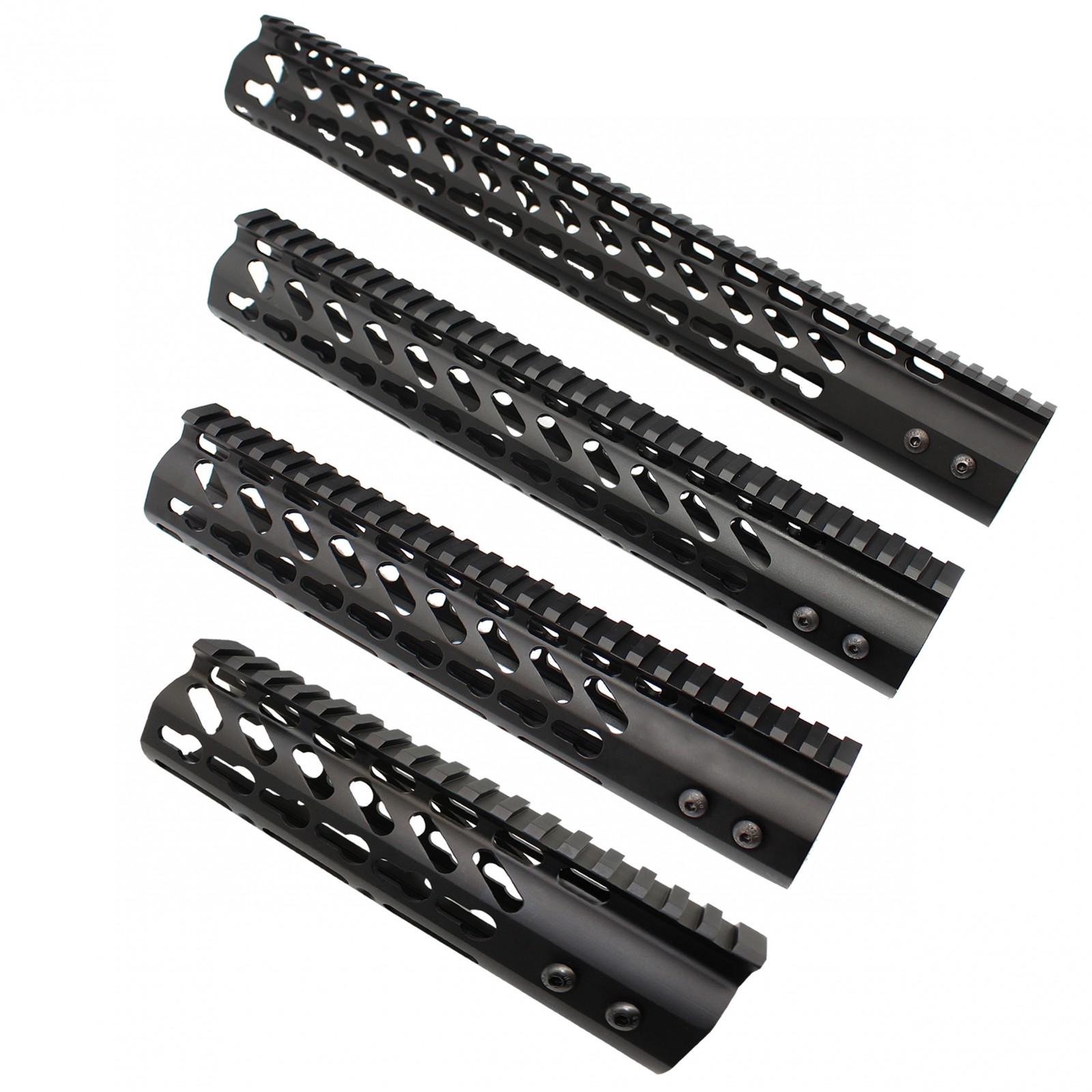 AR-15 Super Keymod Free Float Handguard 223 556 Steel Barrel Nut ...
