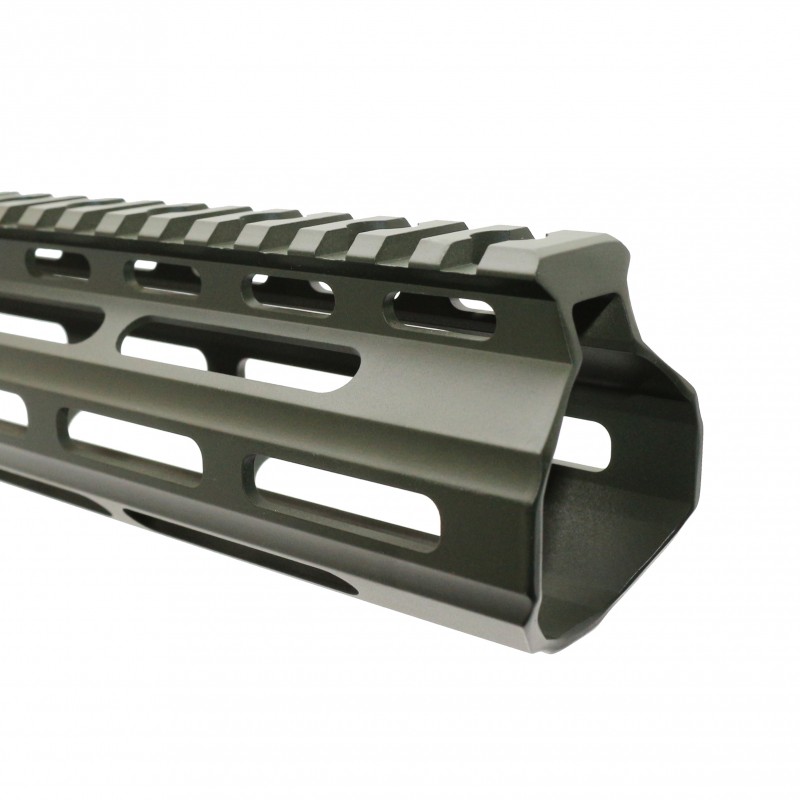 CERAKOTE OD-GREEN | AR-15 Angle Cut Clamp on M-LOK Handguard | Made in USA