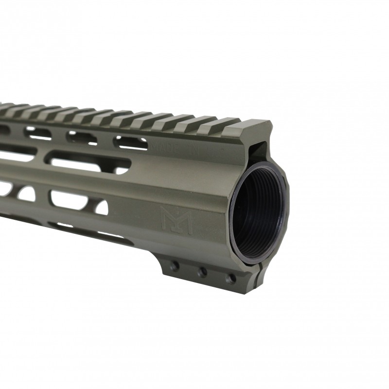 CERAKOTE OD-GREEN | AR-15 Angle Cut Clamp on M-LOK Handguard | Made in USA