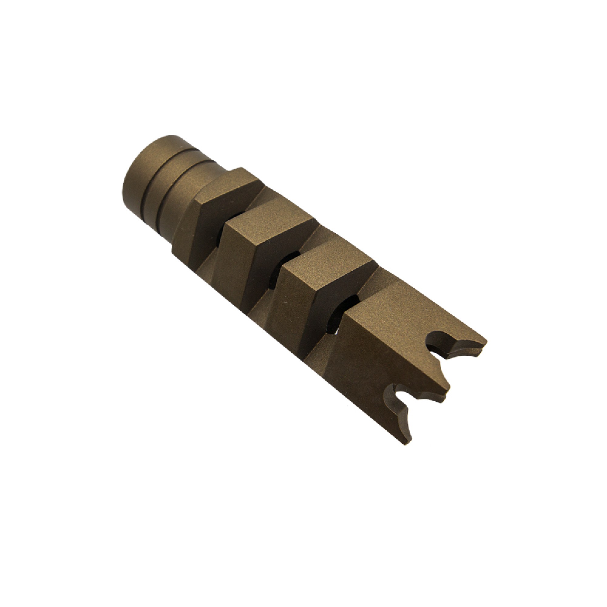 CERAKOTE BURNT BRONZE| AR-15 Handguard Muzzle Brake and Foregrip Combo ...