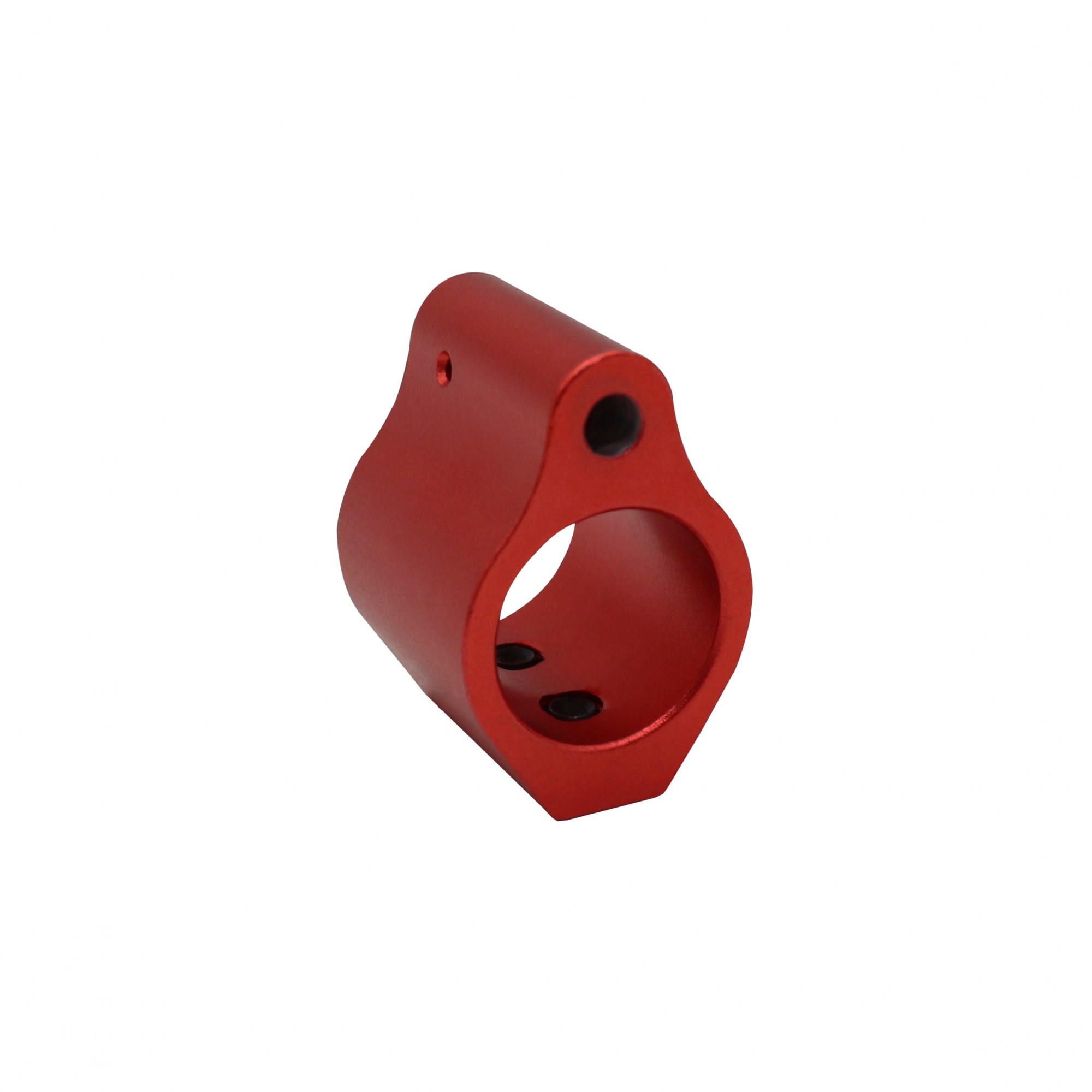 Low Profile Red Aluminum Gas Block - OutdoorSportsUSA