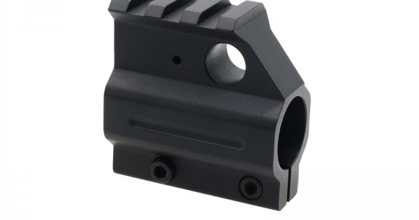 AR Picatinny Style Single Rail Gas Block .750 Dia.| Clamp on Design