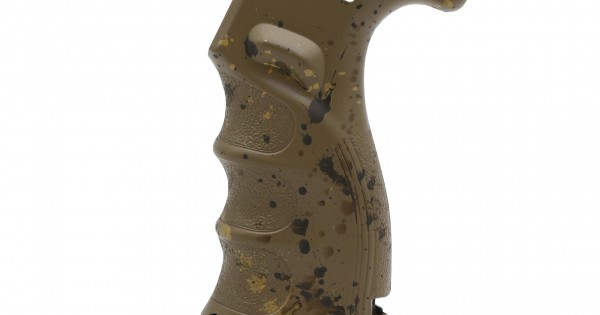 Cerakote Splatter| AR Polymer Pistol Grip - Base FDE-Pattern-BBR-ODG ...