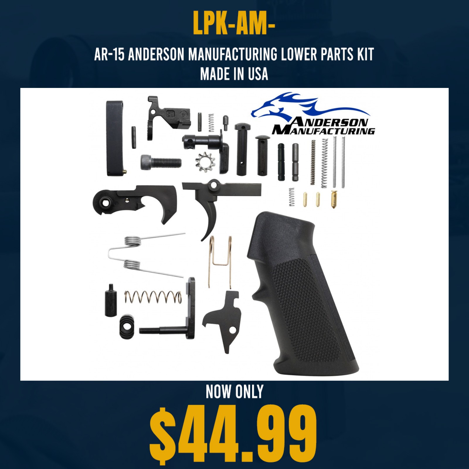 AR 15 Anderson Manufacturing Lower Parts Kit - OutdoorSportsUSA