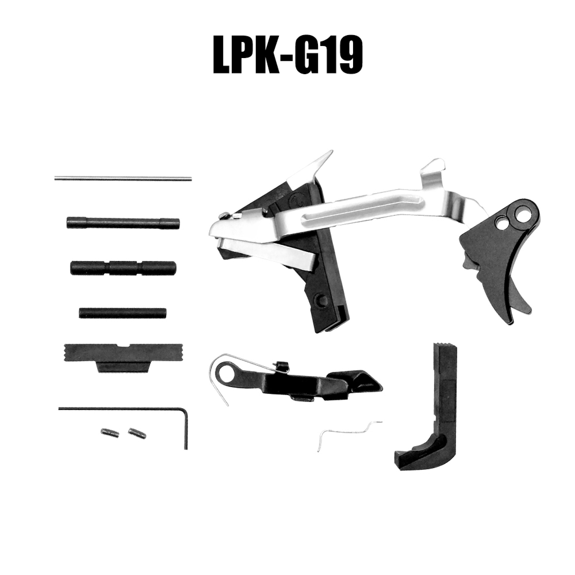 Glock 19 Lower Complete Parts Kit - OutdoorSportsUSA