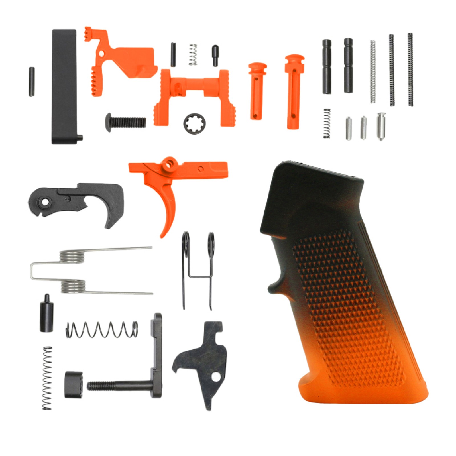 CERAKOTE GRADIENT ORANGE| AR-15 Lower Receiver Parts Kit W/ Safety ...