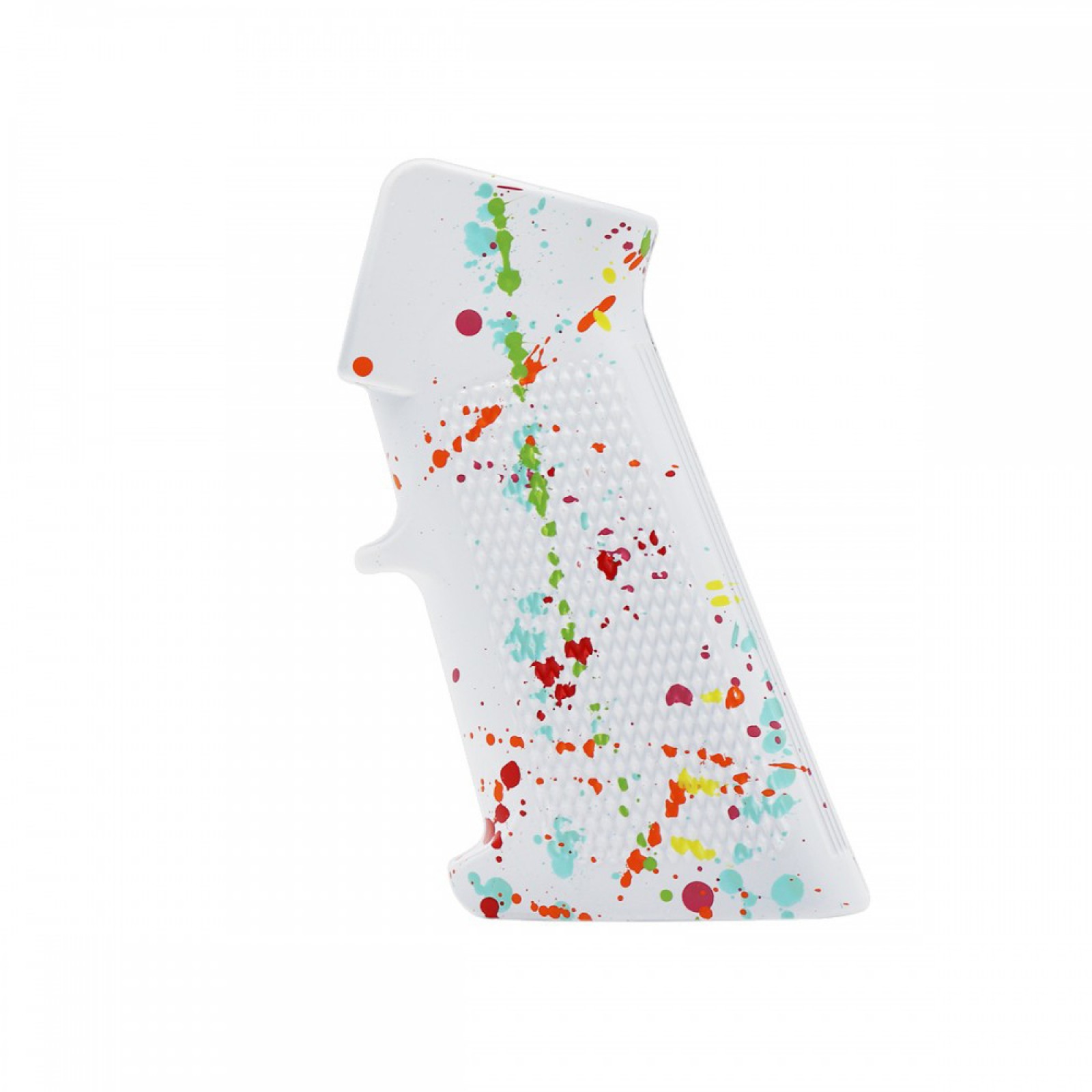CERAKOTE BRIGHT WHITE SPLATTER GRIP| AR-15 Lower Receiver Parts Kit W ...