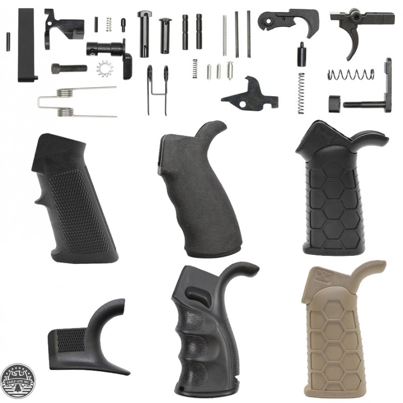 AR-15 Lower Receiver Parts Kit | LPK17 -Grip Option