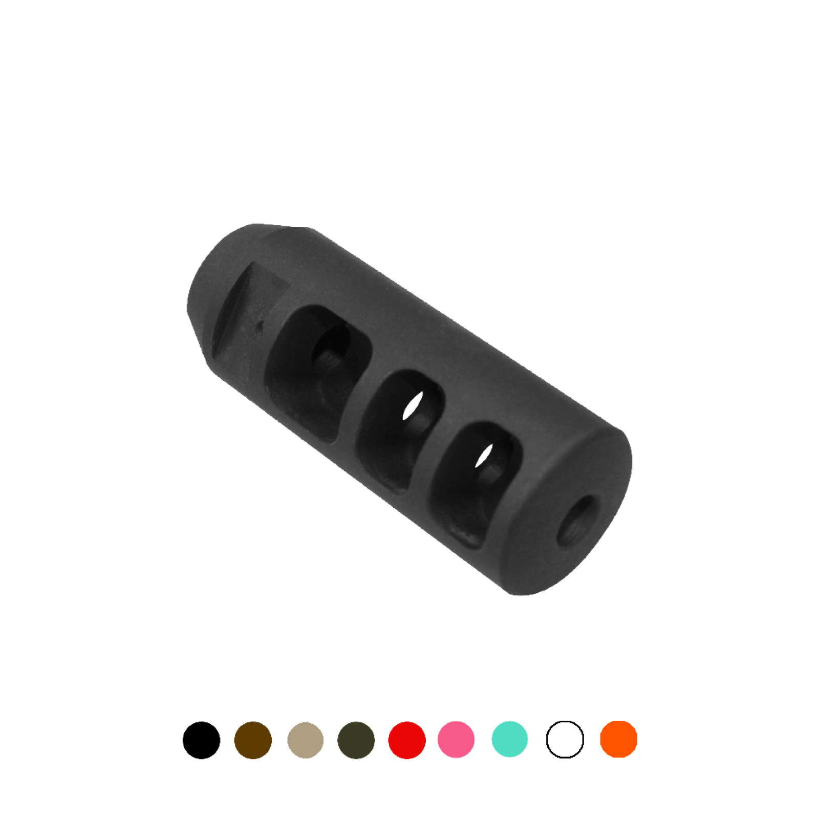 CERAKOTE COLOR OPTIONS |AR-15 Muzzle Brake Tri Port Sides w/ Solid Top ...