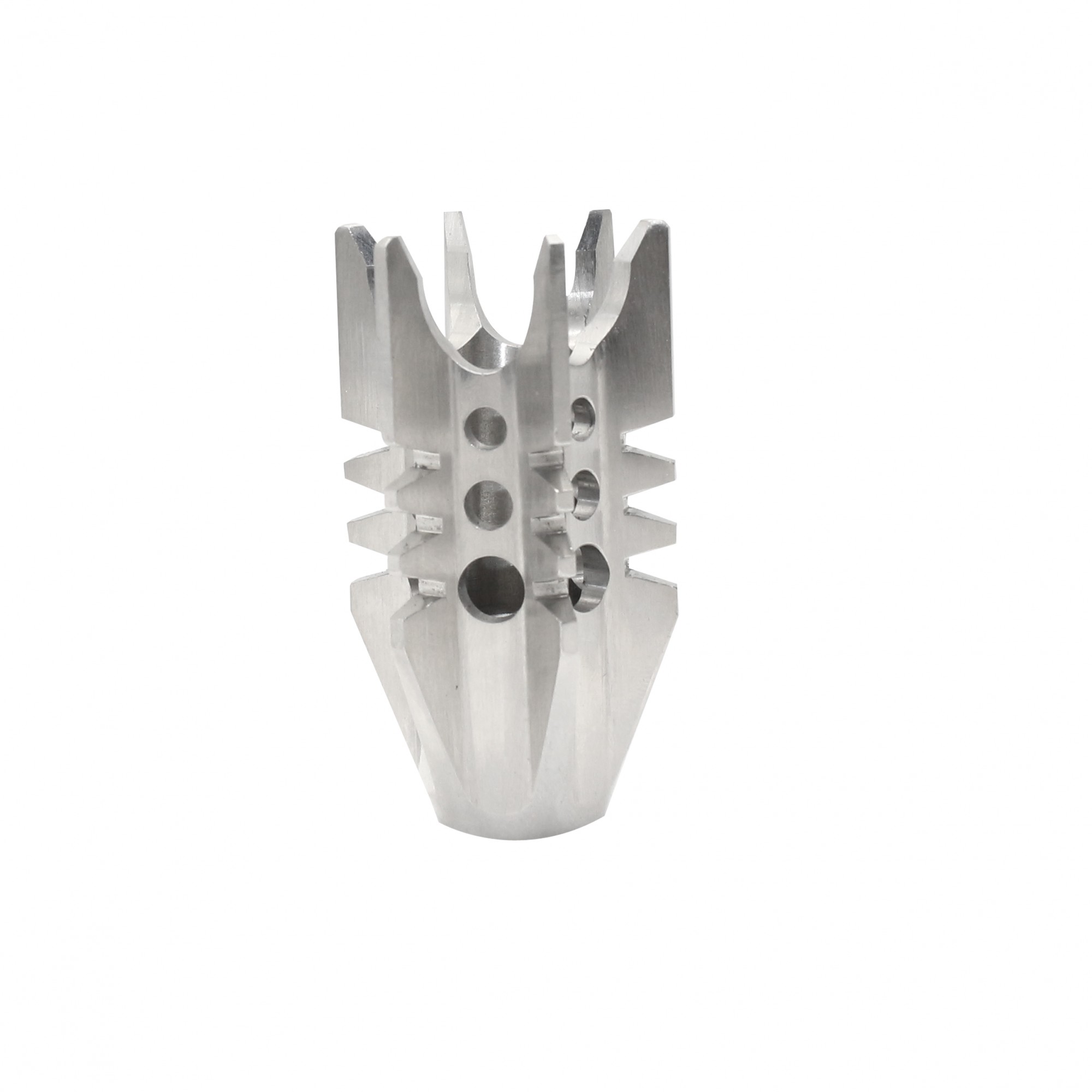 AR-10 LR-308 Booster Flash Hider Thread Pitch Stainless Steel ...