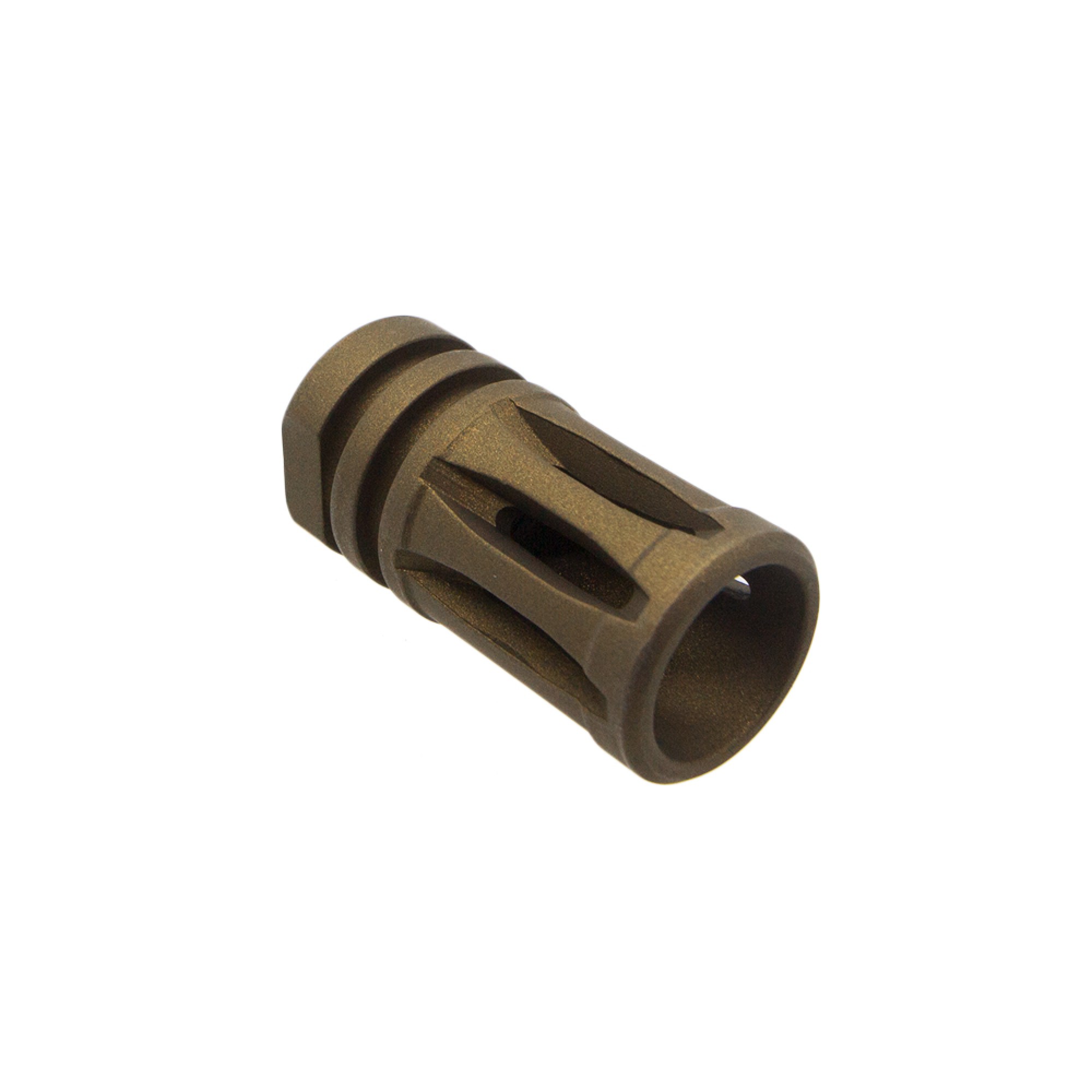 CERAKOTE COLOR OPTION| AR-15/.223/5.56 Birdcage Muzzle Brake W/ Crush ...