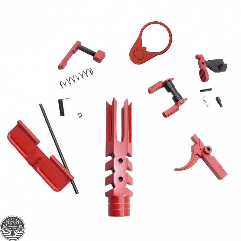 Cerakote Red | AR-15 "Reaper" Kit Parts