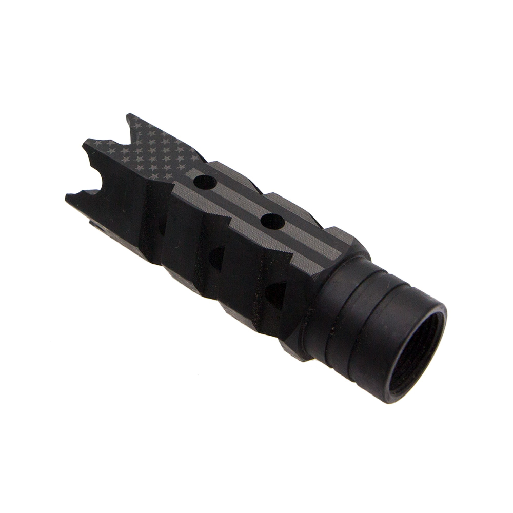 AR-10 LR-308 Steel Shark Muzzle Brake - OutdoorSportsUSA