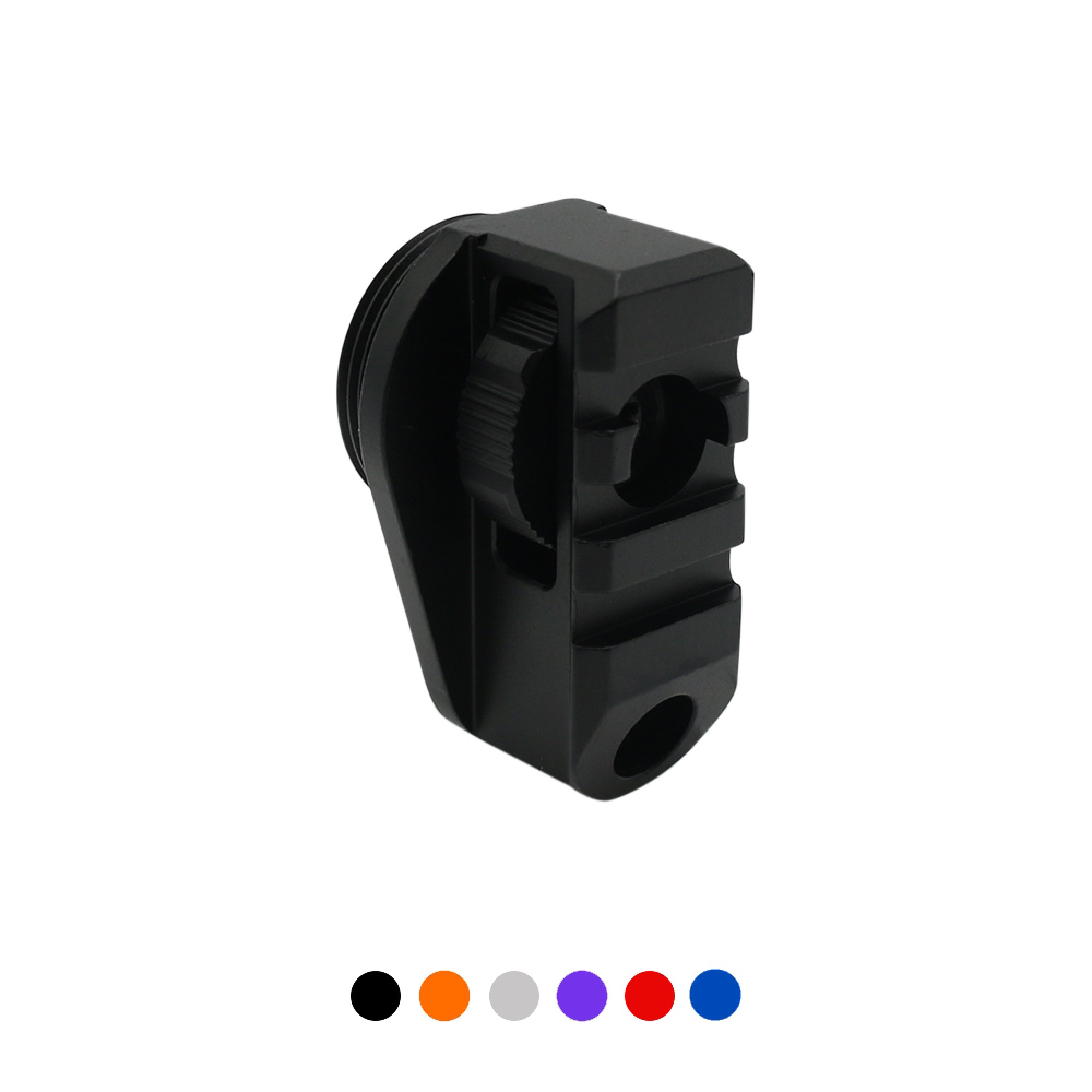 Aluminum Bufferless Stock Adapter- QD hole and Picatinny Rail ...