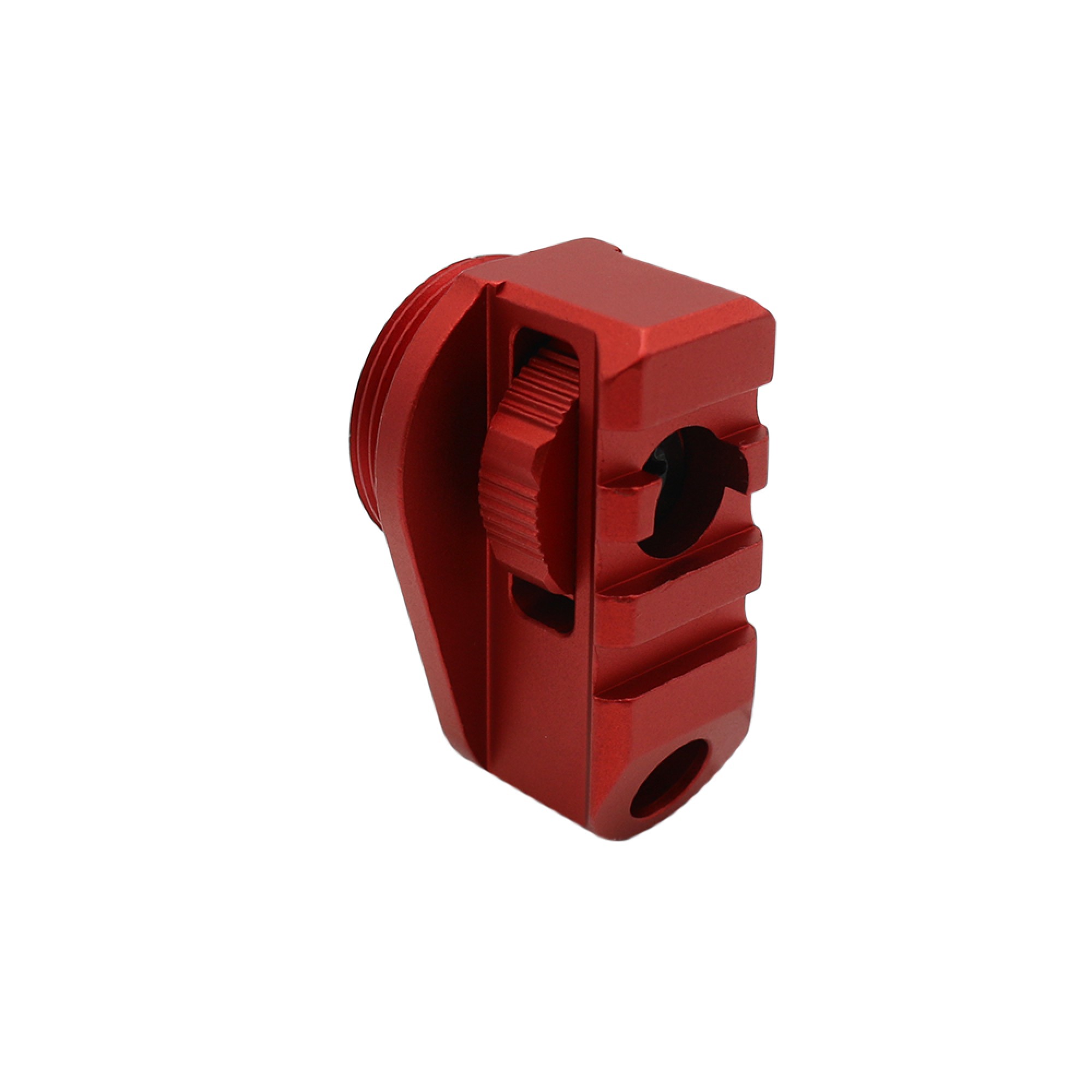 Aluminum Bufferless Stock Adapter- QD hole and Picatinny Rail ...