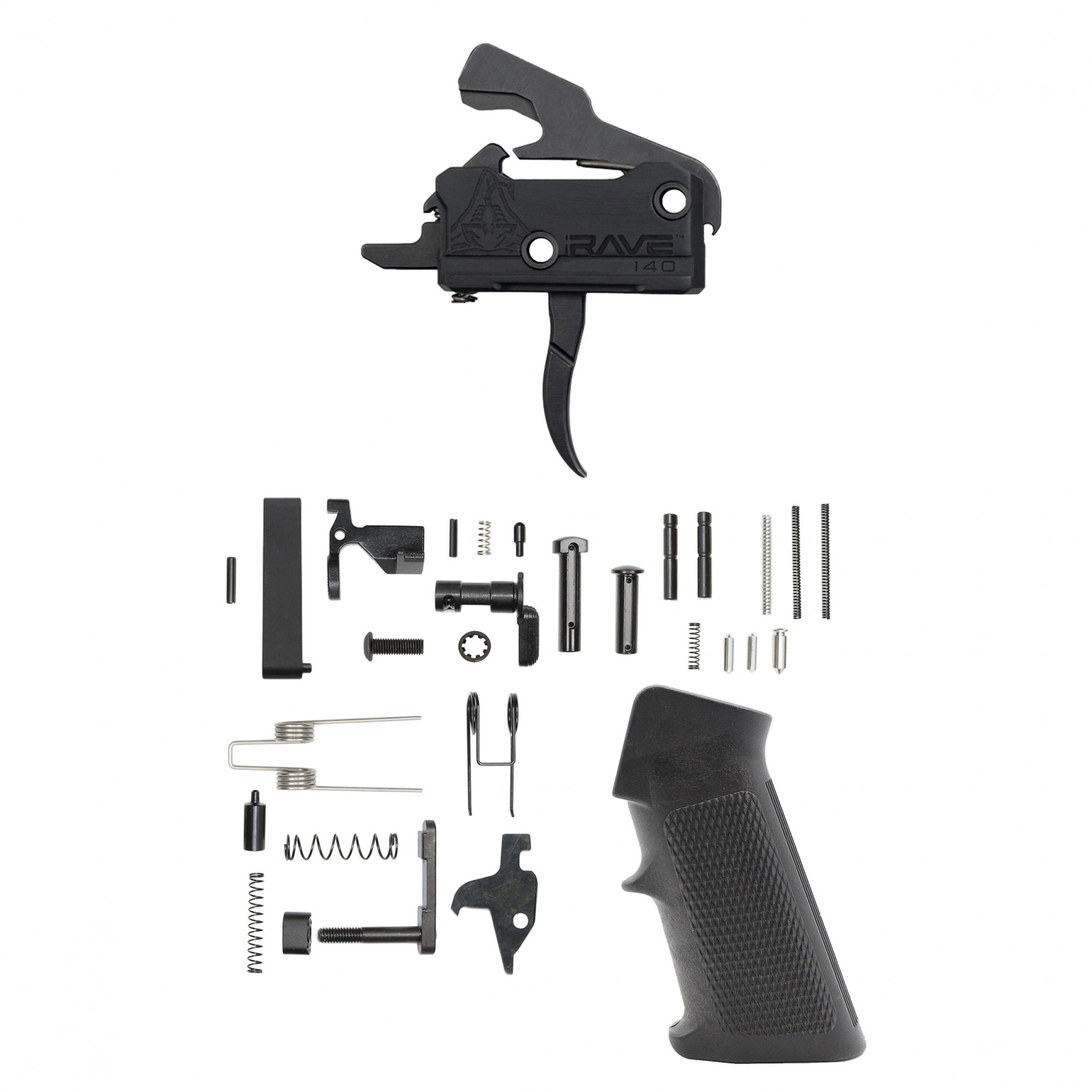 AR-15 Standard Lower Receiver Parts Kit AR-Platform Rise Armament Super ...