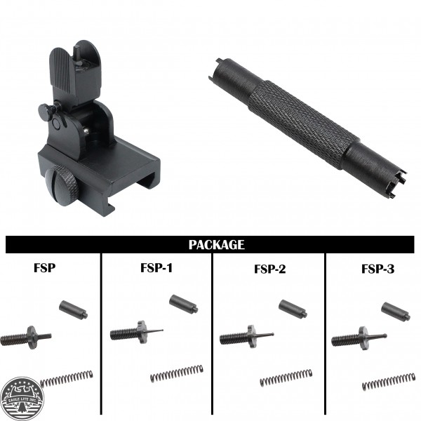 AR-15 A2 Front Flip Up Sight Package