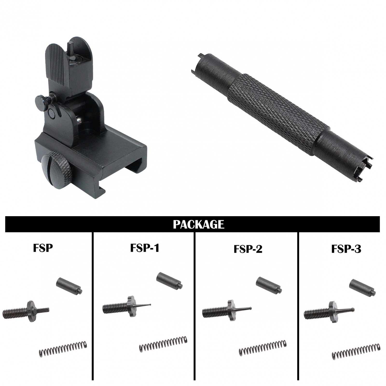 AR-15 A2 Front Flip Up Sight Package - OutdoorSportsUSA