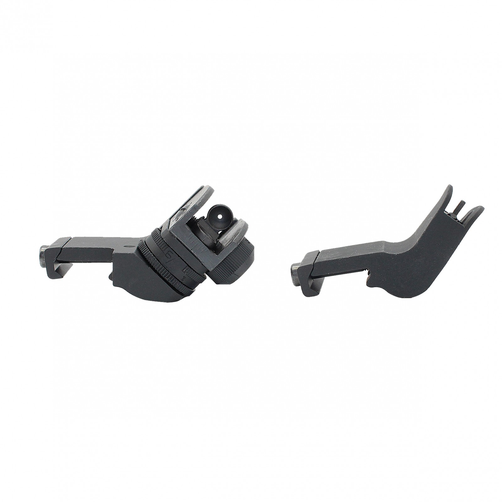 Tactical 45 Degree Offset Iron Sights Back Up Rapid Transition Gun ...