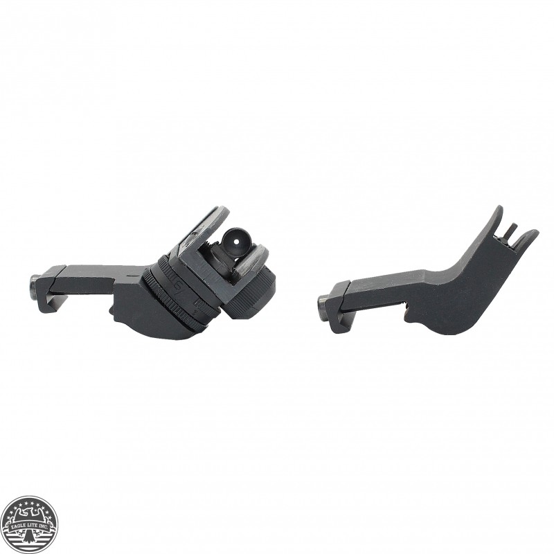 Tactical 45 Degree Offset Iron Sights Back Up Rapid Transition Gun ...