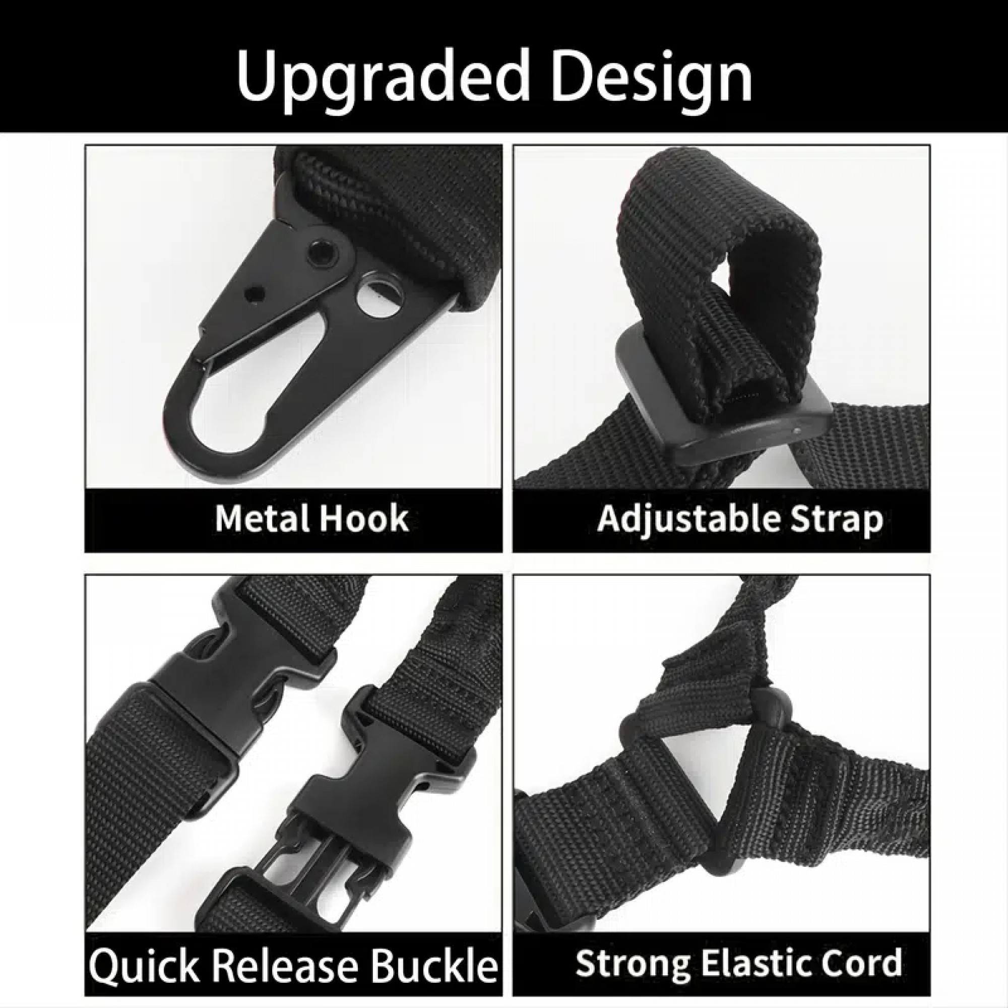 Tactical HK Style 2-Point Riffle Bungee Sling V.2- OUTDOORSPORTSUSA
