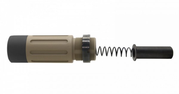 CERAKOTE FDE | AR-15 Complete Compact Buffer Tube 3.5''-V2| End Plate ...