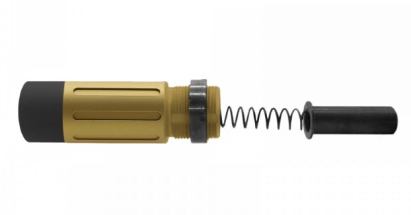 CERAKOTE GOLD | AR-15 Complete Compact Buffer Tube 3.5''-V2| End Plate ...