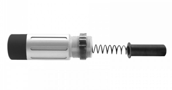 CERAKOTE GLACIER SILVER | AR-15 Complete Compact Buffer Tube 3.5''-V2| End Plate Option ...