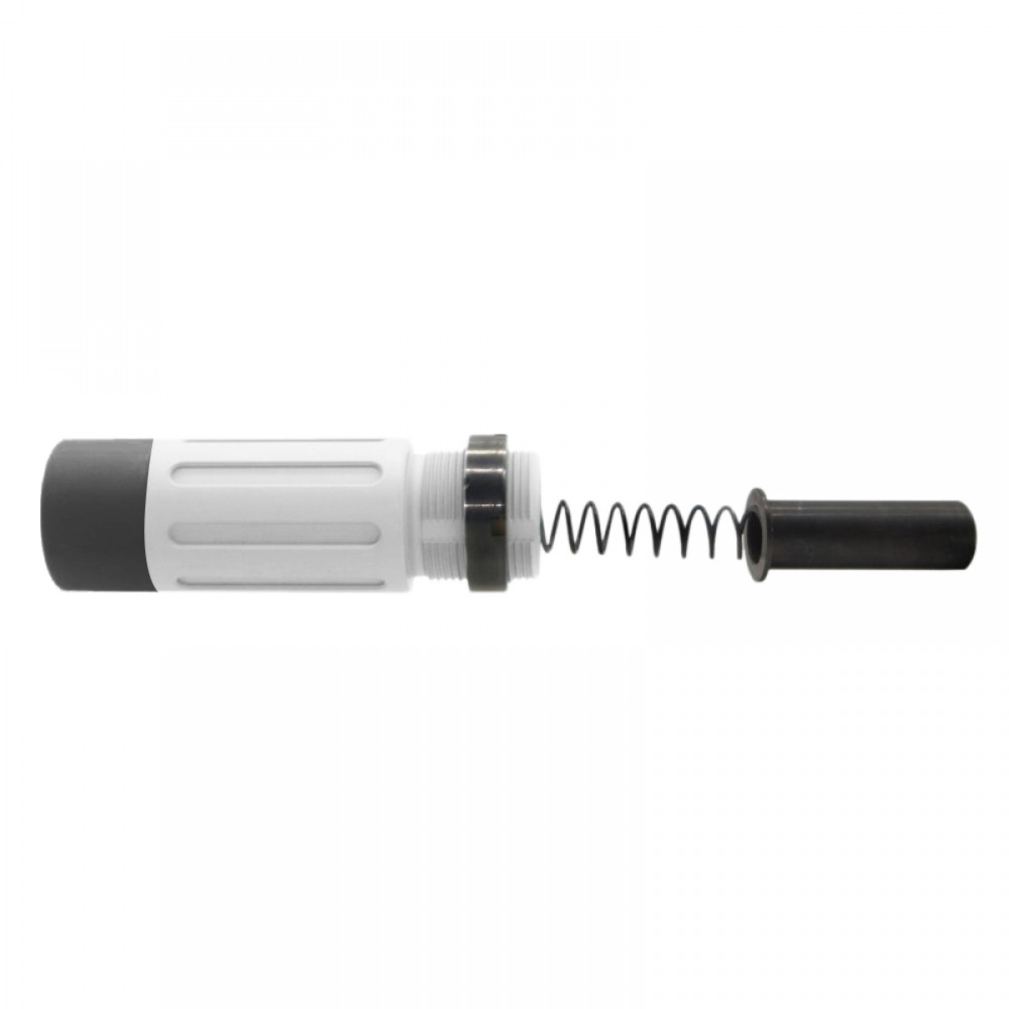 CERAKOTE WHITE | AR-15 Complete Compact Buffer Tube 3.5''-V2| End Plate ...