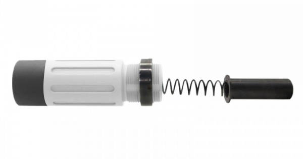 CERAKOTE WHITE | AR-15 Complete Compact Buffer Tube 3.5''-V2| End Plate ...