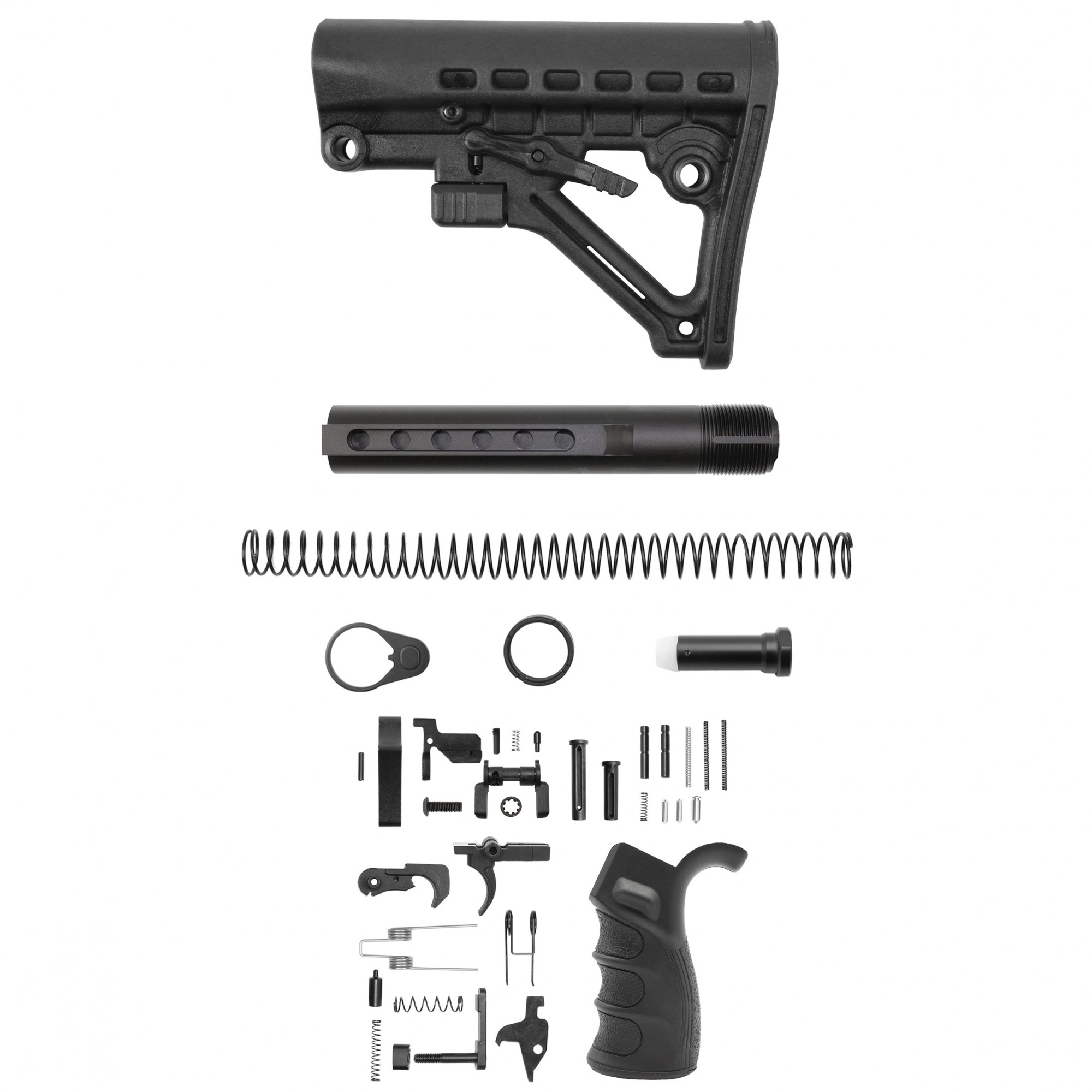 AR-10 LR-308 Enhanced Ambidextrous Lower Build Kit Skeleton A Frame ...