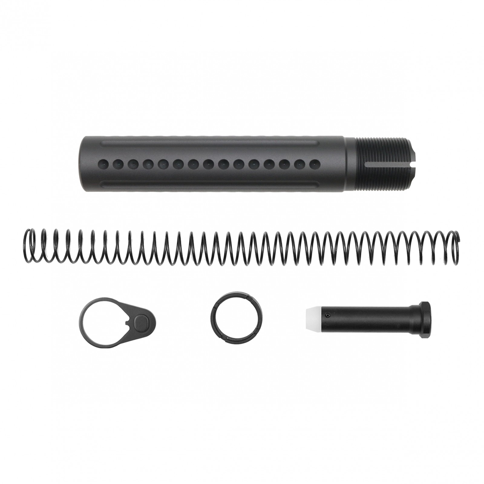 AR-15 Milled Pistol Buffer Tube Kit